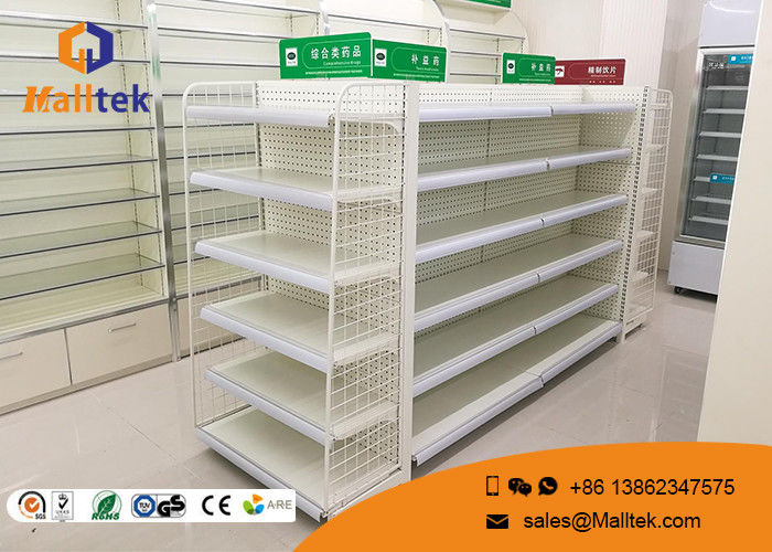 Optional Color Retail Gondola Shelving Gondola Display Rack Large Load ...