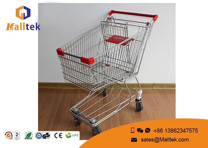 Wire Mesh Type Folding Shopping Trolley On Wheels Foldable Trolley Cart