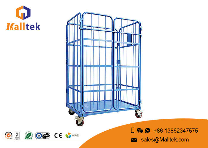 Fold Up Logistics Trolley Warehouse Trolley For Transporting In ...