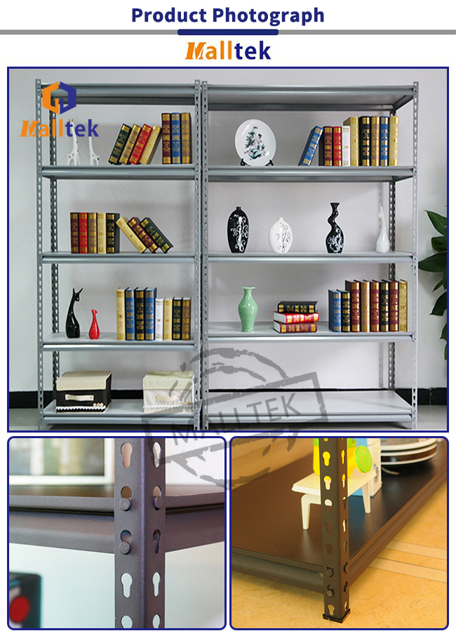 5 Layers Boltless Steel Rack Commercial Metal Shelving For Warehouse