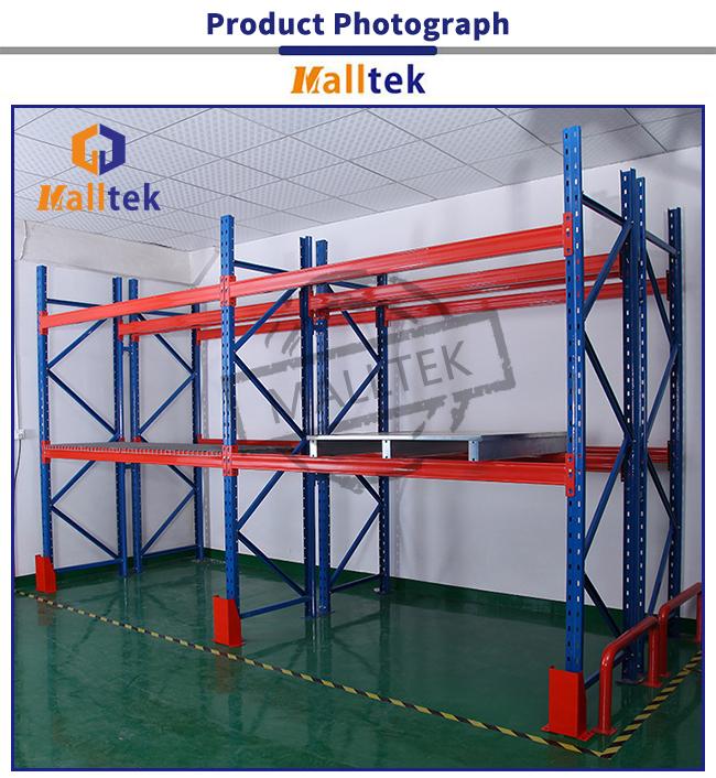 Yellow Blue Warehouse Storage Racks Metal Adjustable Layer Height 2400 ...