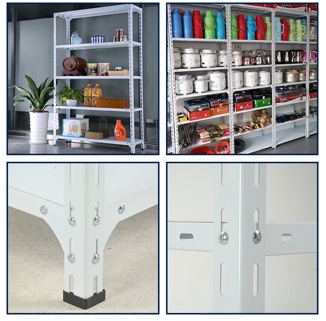 Medium Duty Storage Boltless Steel Rack For Warehouse