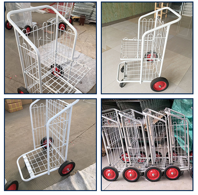 800kgs Four Wheel Folding Cargo Storage Logistics Trolley