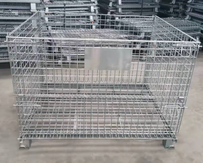 Galvanized Wire Mesh Storage Cages 50x50mm 1200x1000x890mm